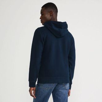 Lands End Serious Sweats Kapuzenjacke, Herren, Gr&ouml;&szlig;e:52-54 regular, Blau, Baumwoll-Mischung/Polyester-Mischung, by Lands End