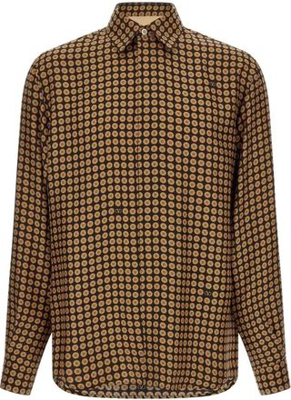 Valentino Garavani Chemise &agrave; manches longues en soie avec imprim&eacute; Chamber int&eacute;gral - Homme - Chemises - Multicolore - Taille: XL