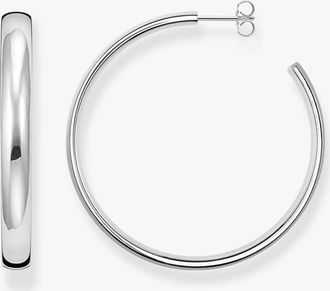 Thomas Sabo Grandes cr&eacute;oles chunky - Argent&eacute;