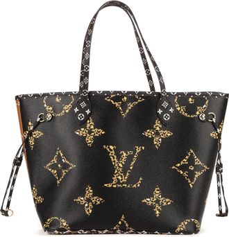 Louis Vuitton Crossbody Bags - Ltd. Ed. Jungle Neverfull MM - Gr. unisize - in Schwarz - f&uuml;r Damen