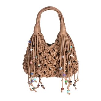 Hibourama Bags Femme, Sacs, Beige, Taille: ONE Size Mini Pierre du D&eacute;sert