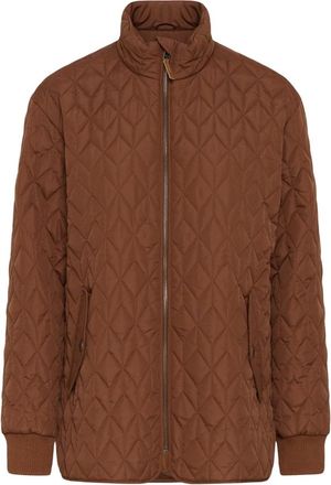 Kaffe Veste longue matelass&eacute;e - Femme - Vestes - Brun - Taille: 44 FR