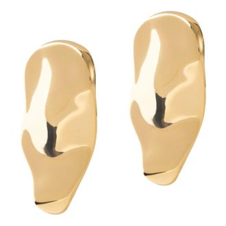 Federica Tosi Goldene Kreisohrringe Mindy Stil - - Accessories - Damen - Gelb - ONE SIZE