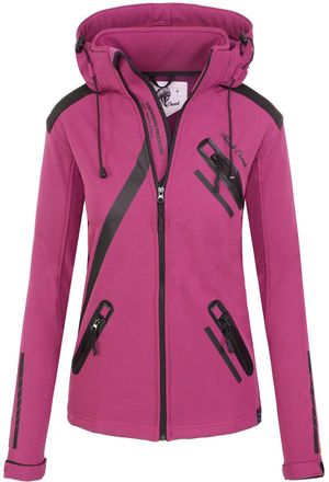Rock Creek Damen Softshell Jacke &Uuml;bergangs Jacke Windbreaker Regenjacke Damenjacken Outdoorjacke Windjacke D-371 Pink XXXL
