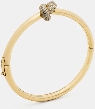 Kate Spade New York Kate Spade Sailors Knot Pave-Scharnierarmreif f&uuml;r Frauen in Klar/Gold