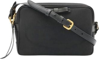 Prada Sac bandouli&egrave;re en toile Pre-owned - Femme - Pre-owned - Noir - Taille: ONE Size