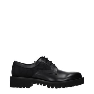Valentino Garavani Hommes Derbies Cuir Noir