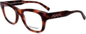 Ermenegildo Zegna Homme, Accessoires, Brun, Taille: ONE Size Ez5156-52 Eyeglasses