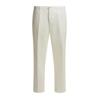 BRIGLIA 1949 Anzughose mit B&uuml;gelfalte - - Trousers - Herren - Wei&szlig; - L