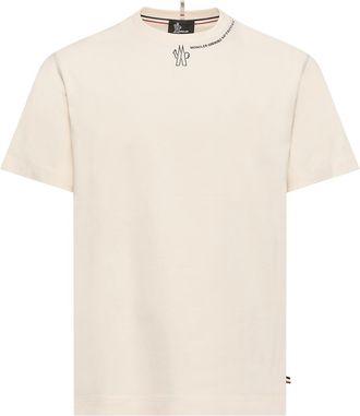 Moncler Moncler Logo Cotton T-shirt, Men, White, Size: 3xl