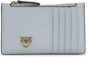 Pinko Pinko, Femme, Accessoires, Bleu, Taille: ONE Size Bos Taurus Wallet
