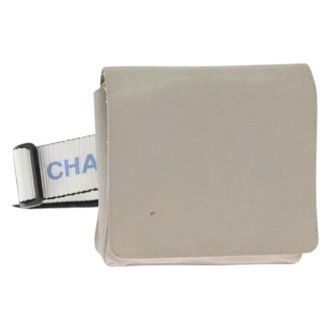 Chanel Sac bandouli&egrave;re banane en nylon Pre-owned - Femme - Pre-owned - Gris - Taille: ONE Size