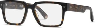Philipp Plein Homme, Accessoires, Brun, Taille: 56 MM Vpp193V 0722 Optical Frame