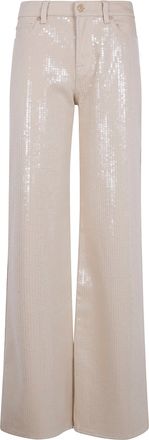 7 For All Mankind Lotta Radiance Wide Leg Jeans