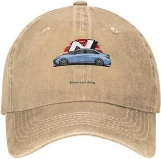 Generic I30N LimousineElantra N Side View Casquettes de Baseball Snapback Chapeaux en Denim Extérieur Ajustable Casquette Sports Baseball Chapeau de Cow-Boy C