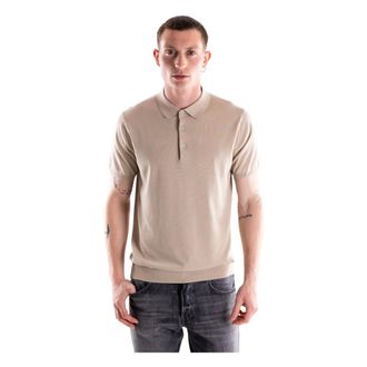People of Shibuya Nito Polo - Homme - Tops - Beige - Taille: L