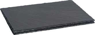 Argon Tableware Rechteck -Schiefer -Servierplatten - 30 X 20cm - Pack Von 2