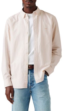 Levi's Herren Authentic Button Down Waylon Stripe Safari XS