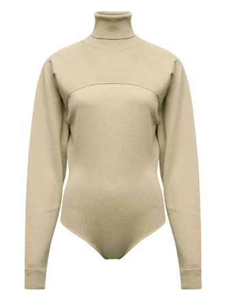 Maison Margiela body à col roulé - Tons neutres