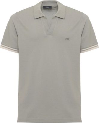 Fay Homme, Tops, Vert, Taille: M Polo Slim Fit