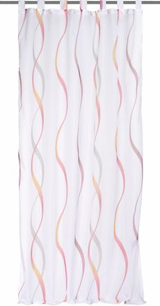 Home Fashion Home fashion Schlaufenschal, Kunstfaser, Rot, 245 cm x 140 cm