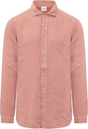 Sundek Homme, Chemises, Rose, Taille: XL Linen Shirt