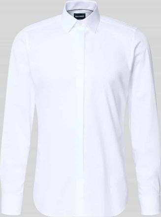 Olymp Level 5 Slim Fit Smokinghemd aus Baumwolle mit Stretch-Anteil