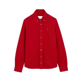 Ami Ami de Coeur Klassisches Hemd - - Blouses & Shirts - Damen - Rot - M