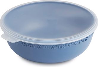 Rotho Tresa Schüssel Deckel, lebensmittelechter Kunststoff (PP) BPA-frei, blau/transparent, 1.02l, 18.2 cm