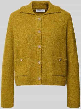 Rich & Royal Strickjacke in Boucl&eacute;-Optik