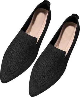 Generic Ballerines &agrave; enfiler pour femme - Antid&eacute;rapantes - Talon bas - Mocassins classiques - Pour affaires - D&eacute;contract&eacute;es - Confortables - Pour mariage et f