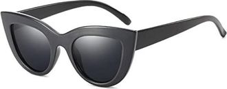 Generic Lunettes de soleil rétro à large monture oeil de chat 2025 pour hommes et pour femmes, pare-soleil de vacances en plein air (couleur : C, taille : moy