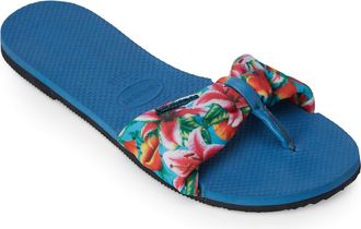 Havaianas You St Tropez Basic Flip Flop Women, Schwarz, 1/2 UK Narrow