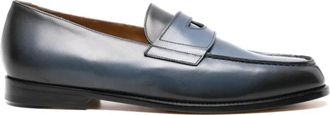 Doucal's Texturierte Penny Loafers - - Shoes - Herren - Blau - 44 EU