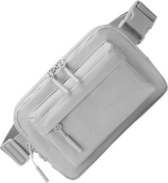 Generic H&uuml;fttasche, Umh&auml;ngetasche, wasserdicht, f&uuml;r Urlaub, Outdoor, Reisen, Wandern, Fitnessstudio, Park, Bewegung und unterwegs, Hellgrau, Se r&eacute;f&eacute;rer &agrave; la D
