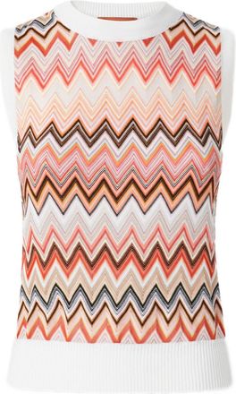 Missoni Tanktop mit Zickzackmuster - Rosa