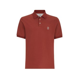 Brunello Cucinelli Cotton-piqu&eacute; Polo Shirt With Logo