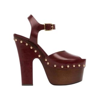 Chlo&eacute; Femme, Chaussures, Rouge, Taille: 39 EU Sandales H26