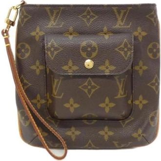 Louis Vuitton Pre-owned Vintage Canvas Clutch - Femme - Pre-owned - Brun - Taille: ONE Size