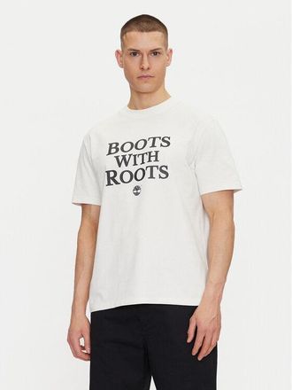 Timberland T-Shirt TB0A6F4N Wei&szlig; Regular Fit