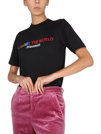 Dsquared2 Logo Print T-Shirt - Black