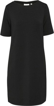Comma Minikleid Kleid Kurzarm-Kleid aus Modalmix mit Logo-Detail