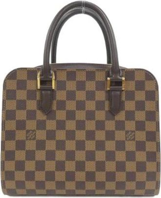 Louis Vuitton Sac &agrave; main Triana Damier Pre-owned - Femme - Pre-owned - Brun - Taille: ONE Size