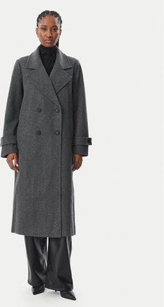 Vero Moda Wintermantel Eva 10348666 Dunkelgrau Regular Fit