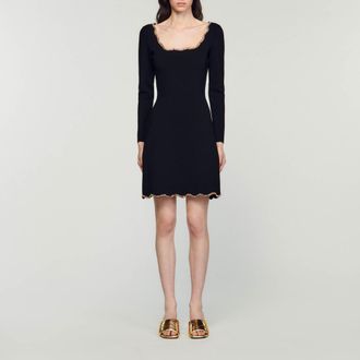 Sandro Robe courte en velours