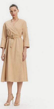 Liu Jo Kleid f&uuml;r den Alltag WA5170 T4390 Beige Regular Fit