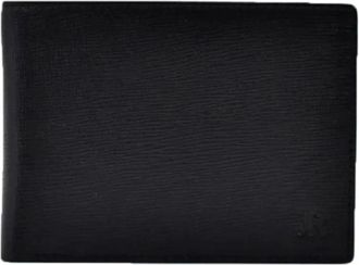 John Richmond Portefeuille Bifold avec Porte-Monnaie et Logo Grav&eacute; - Homme - Accessoires - Noir - Taille: ONE Size