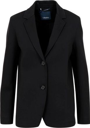 Max Mara Femme, Vestes, Noir, Taille: 42 FR Scuba Jersey Jacket