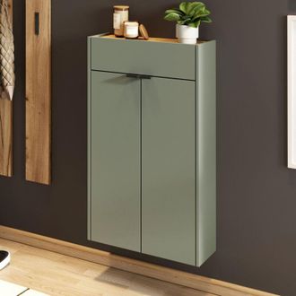 M&S Collection Meuble à chaussures suspendu 56x22x97 cm kaki - AMKY