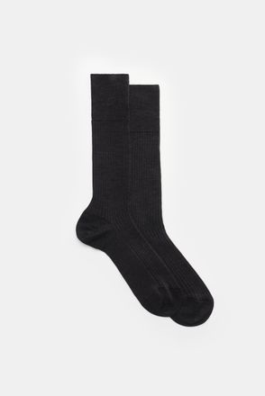 Falke Herren - Strumpf No. 7 dunkelgrau